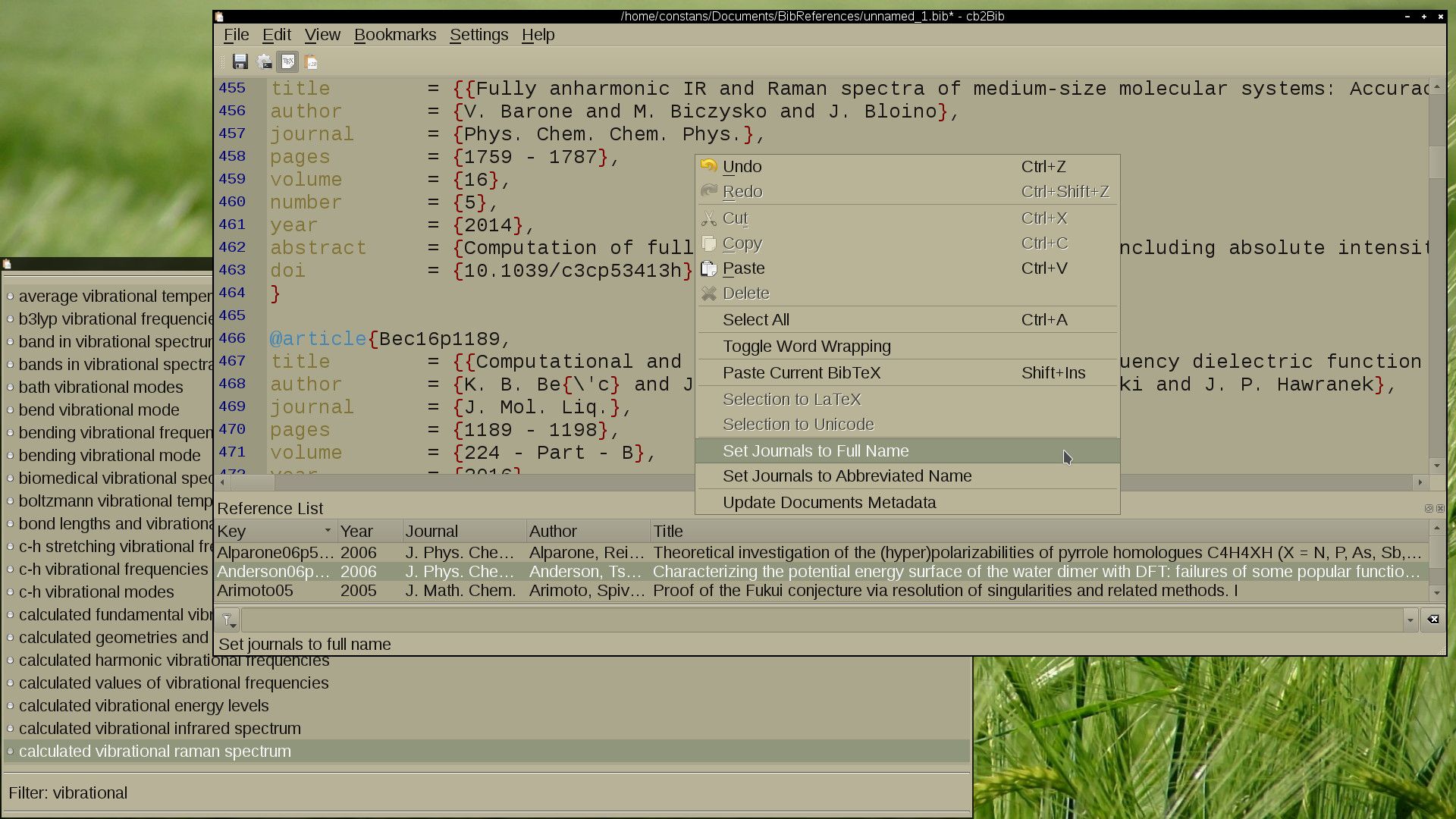 cb2Bib Screenshots | MOLspaces