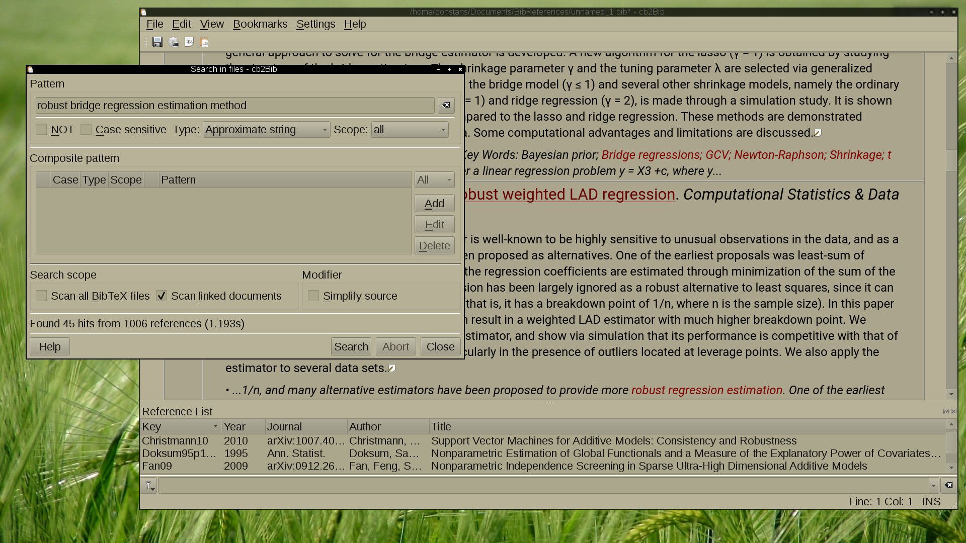 cb2Bib Screenshots | MOLspaces